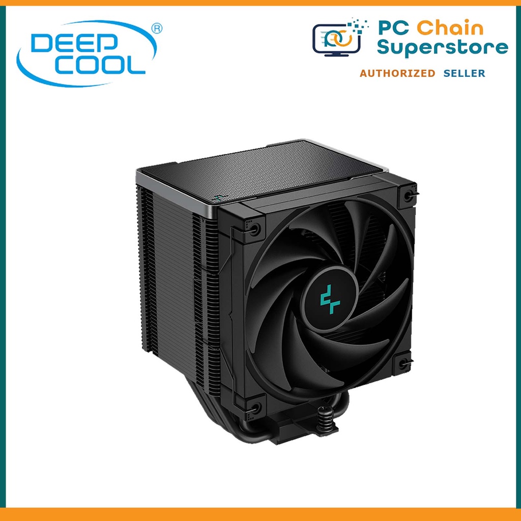 Deepcool AK500 Zero Dark High Performance Black CPU Air Cooler (R-AK500 ...