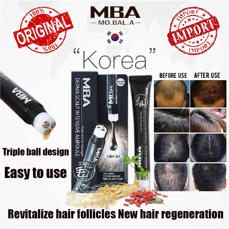 MBA Hair Growth massager 20ml Anti Hair Fall Fortifying Serum Anti Hair ...