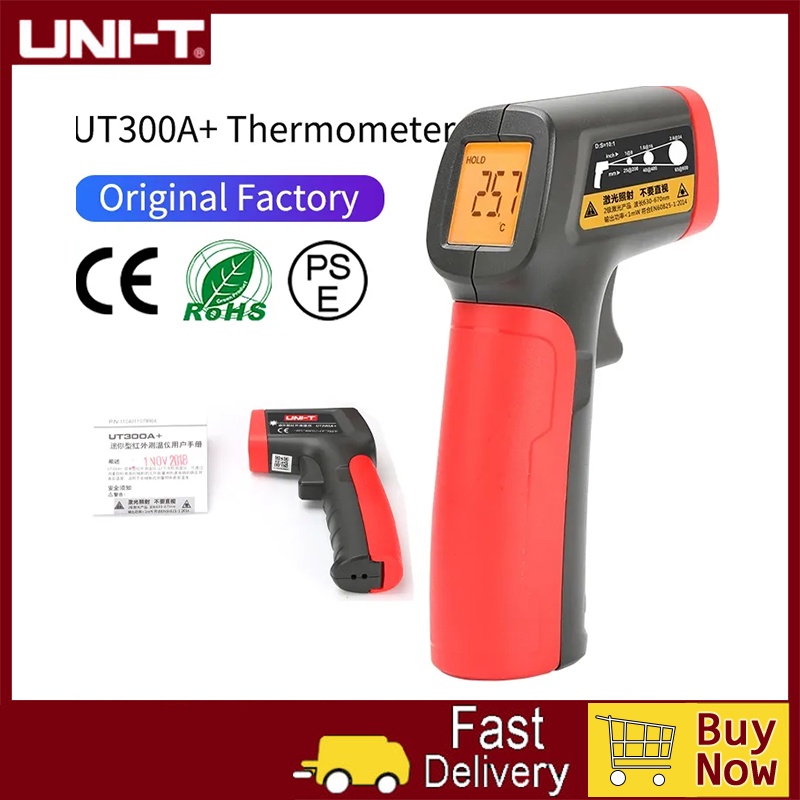 UNI-T laser infrared thermometer handheld digital industrial non ...