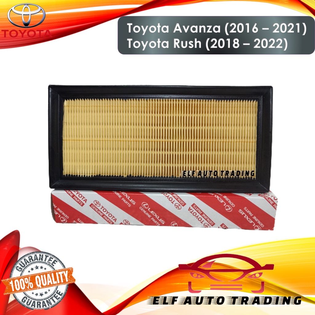 Engine Air Filter Toyota Avanza (2016 - 2021), Toyota Rush (2018 - 2022 ...