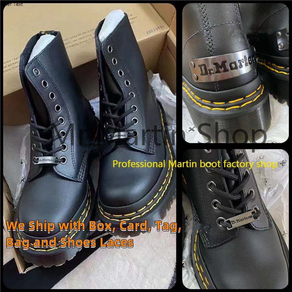 Penton 8 Eyes Nameplate Deco. Martin Boots Couple Classical Cowboy ...