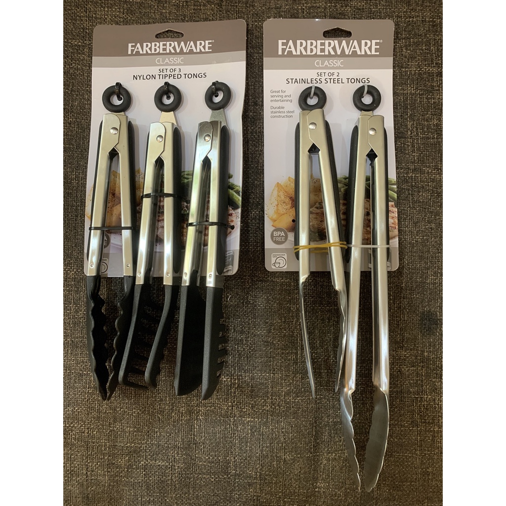 Farberware Classic Tongs Set Authentic | Shopee Philippines