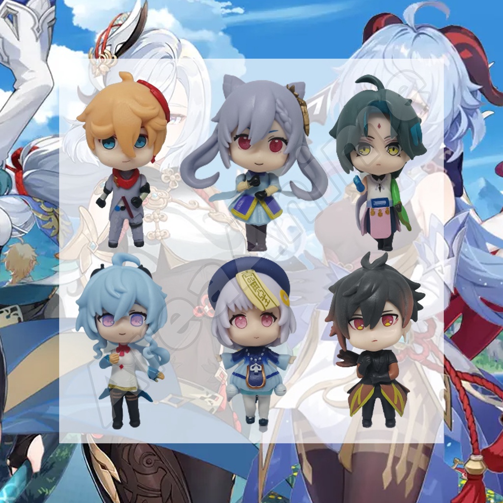 Genshin Impact Action Figures "Childe, Keqing, Xiao, Ganyu, Qiqi ...