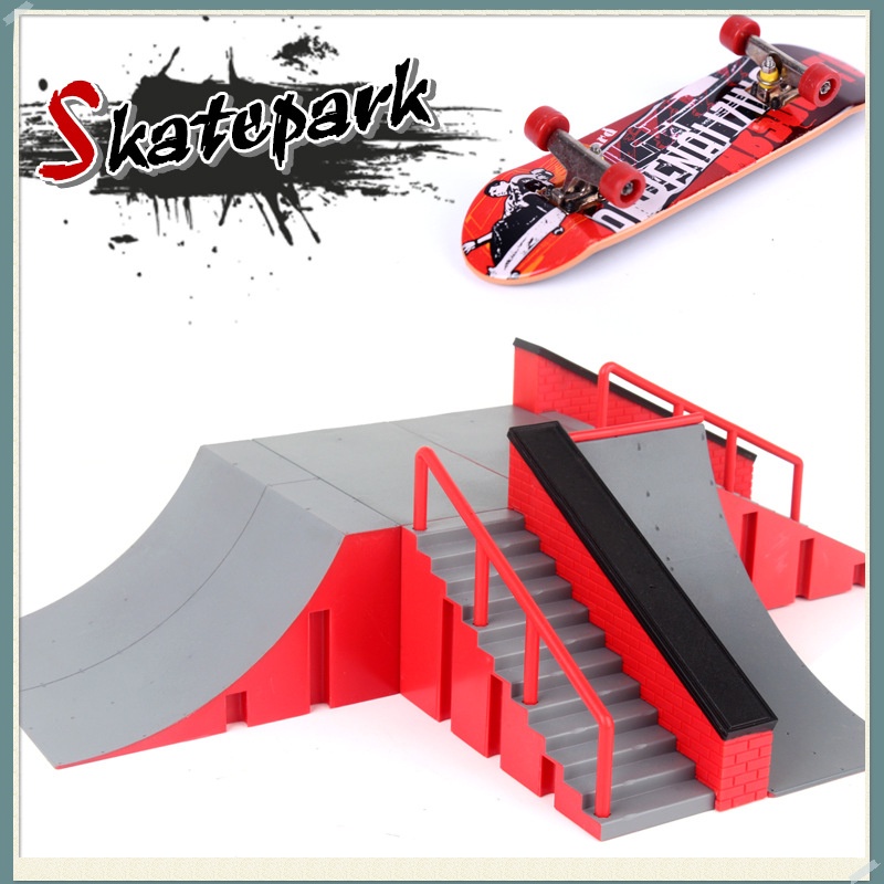 Skate Park Ramp Parts for Tech Deck Fingerboard Finger Board Ultimate ParksToy Finger Skateboard ...