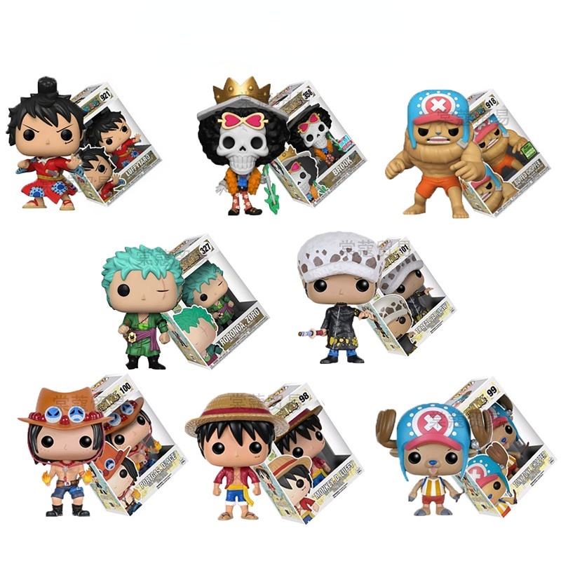 Funko Pop One Piece Luffy Zoro Action Figure Anime Doll Collection ...