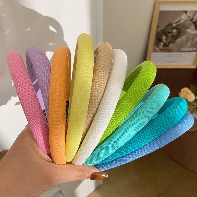 2023 New Candy Color Hair Band Women's Summer Versatile Shampoo ...