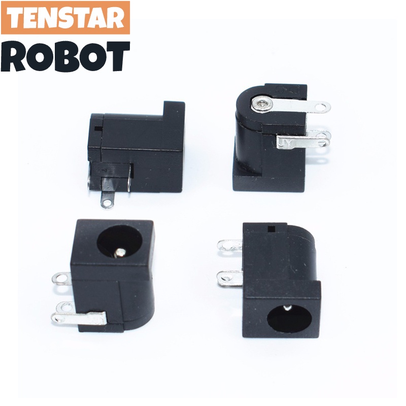 10Pcs DC-005/DC-022 DC Power Jack Socket Plug Male/Female Connector ...