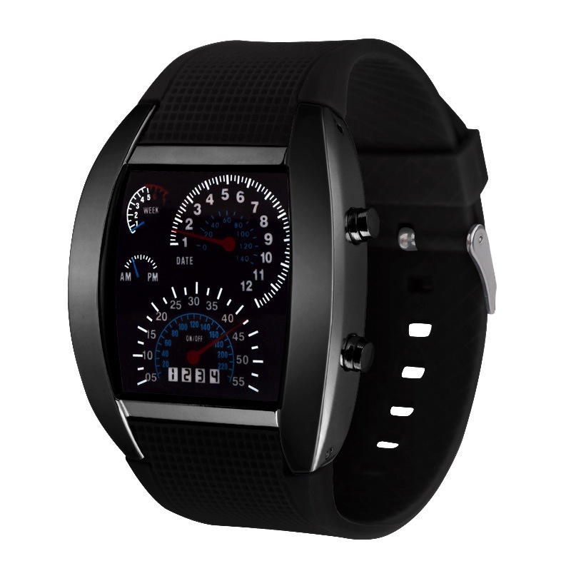 LED electronic sector instrument panel racing aviation watch ...
