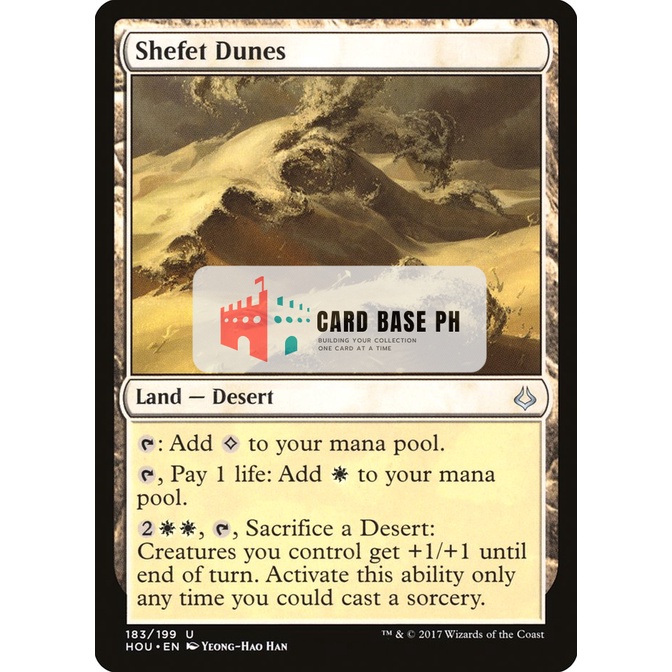 Shefet Dunes - Magic the Gathering Trading Card | Shopee Philippines