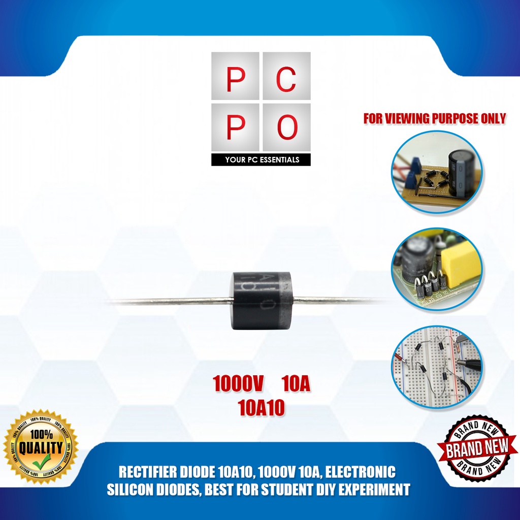 RECTIFIER DIODE 10A10, 1000V 10A, ELECTRONIC SILICON DIODES, BEST FOR ...
