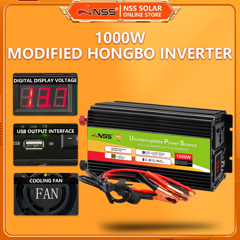 NSS Solar Controller DC to AC Inverter High Power Safety NS-3309-350W ...