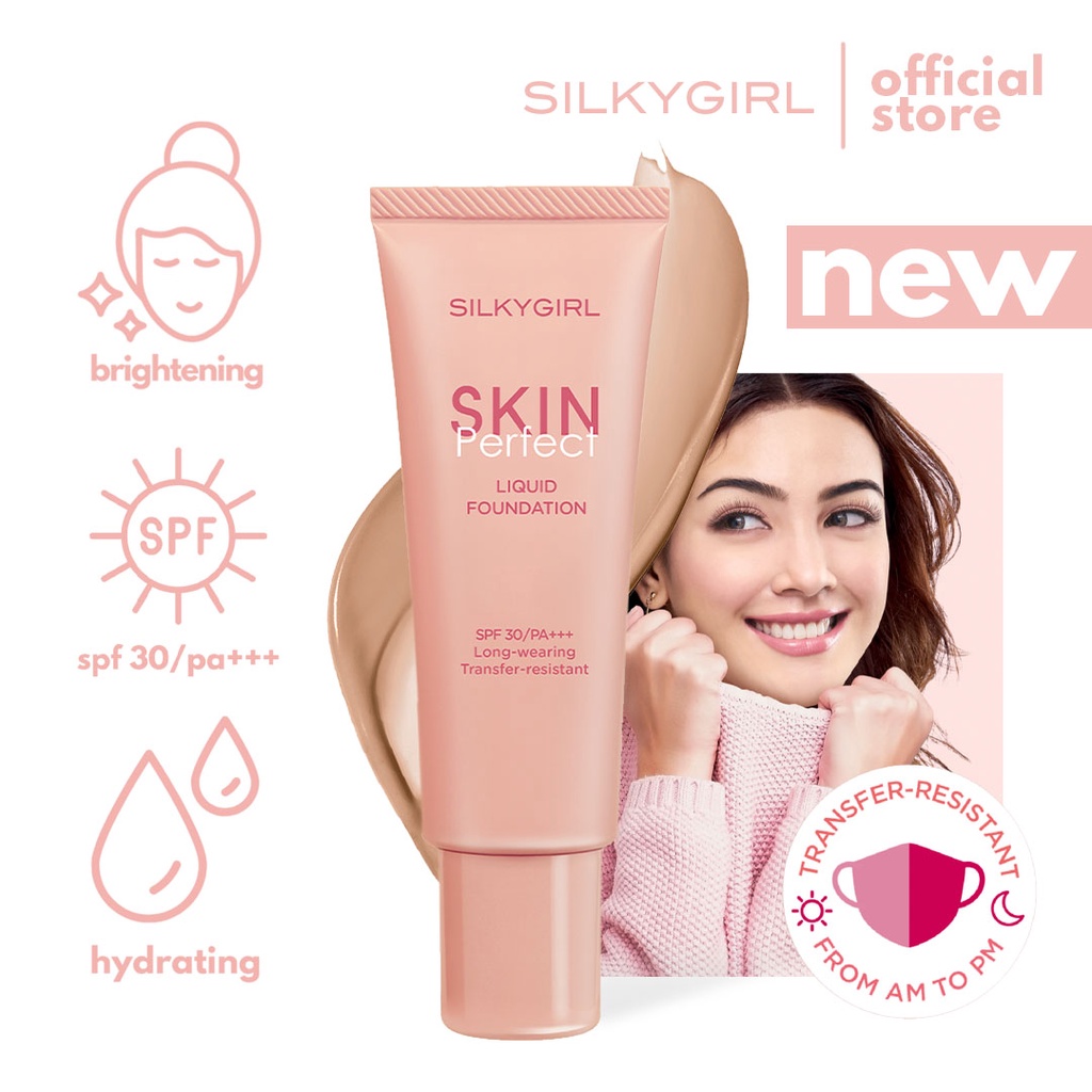Silky Girl New Skin Perfect Liquid Foundation | Shopee Philippines