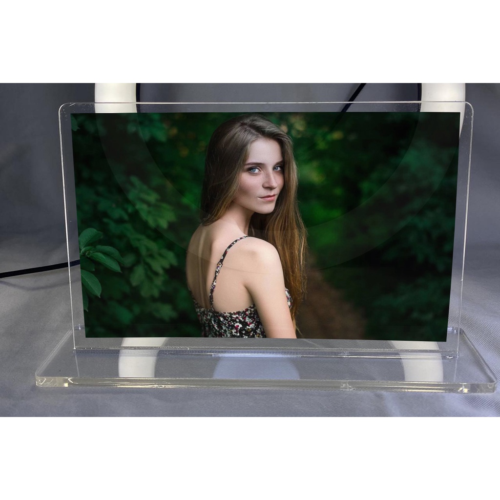 Wall Frame Customizable UV Printed Acrylic Photo Display With Working ...