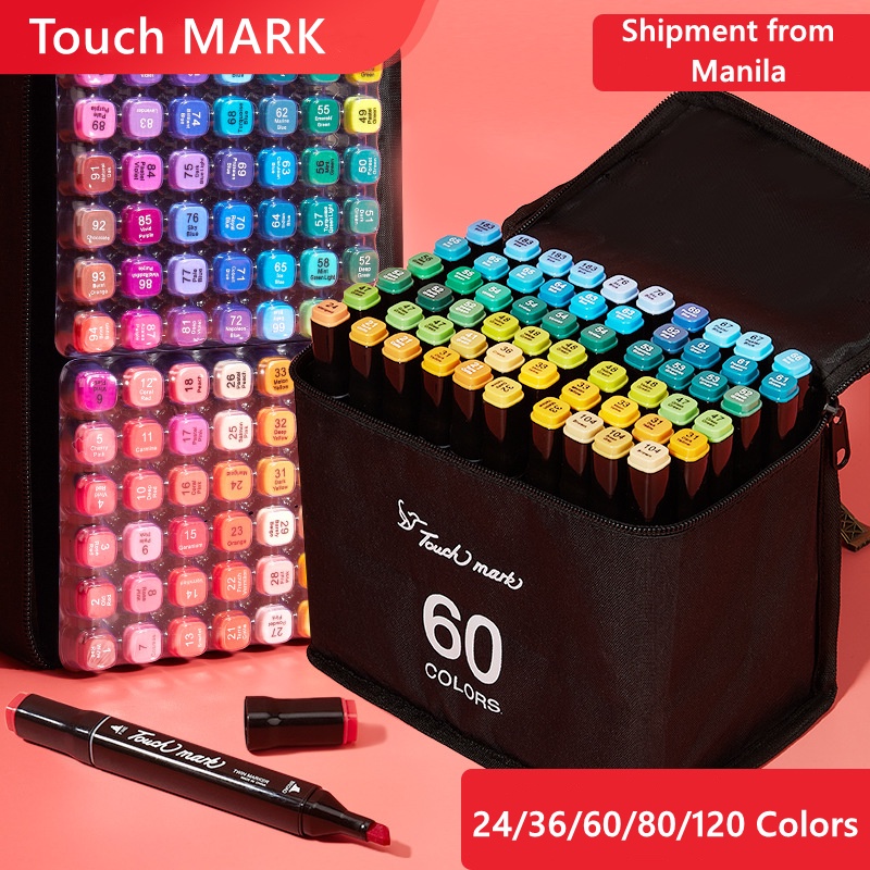 TOUCH MARKER Color Marker Set Coloring Materials Art Set Marker Set ...