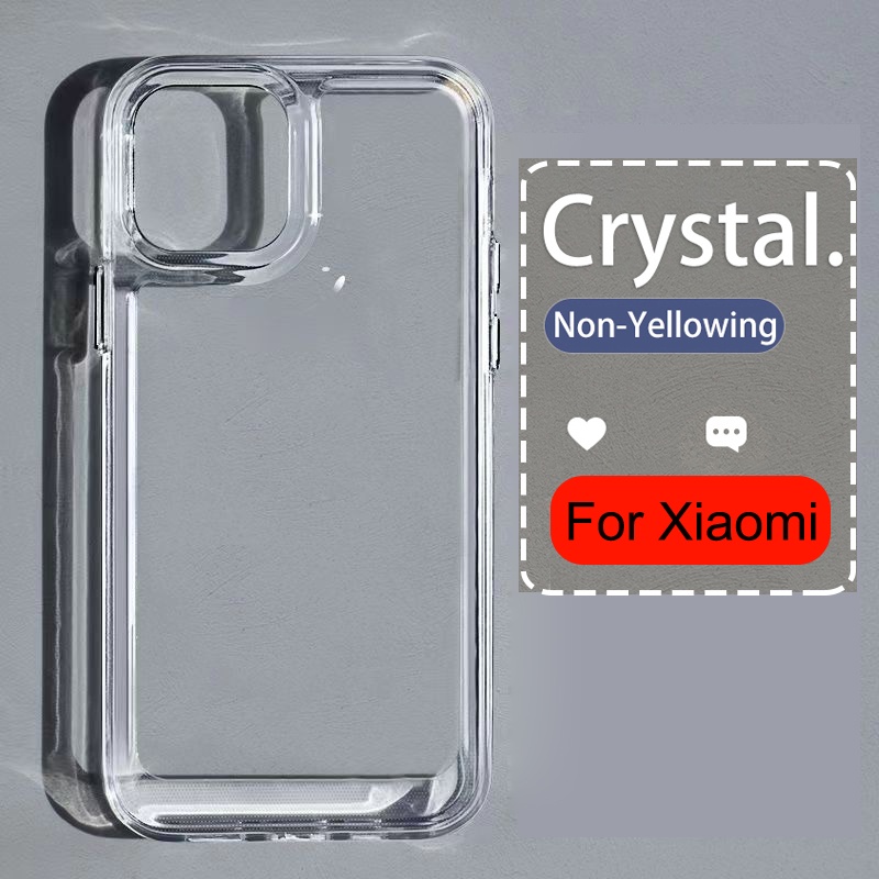 Clear Phone Case For Redmi 14C 13 13C 12 12C 10 10C 10A 9 9A 9i 9C 9T A3 A1 Turbo 4 3 5G 4G ...