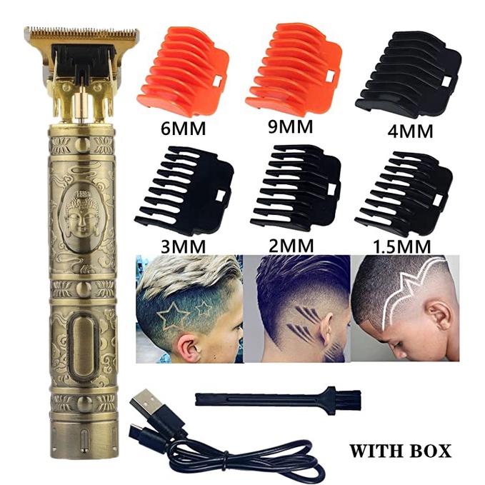 Men's Barber Retro T9 Hair Trimmer Professional Razor Trimmer Kemei ...