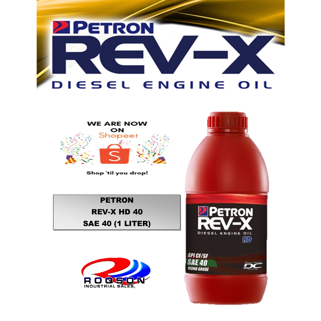 PETRON REV-X HD 40 SAE 40 (1 LITER) | Shopee Philippines
