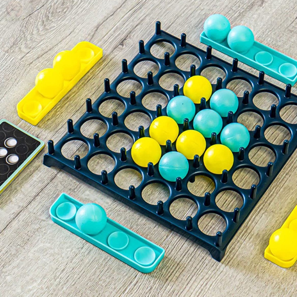 Newsky Bounce Ball Board Game Off Table (16 Boll, 9 Card, 4 Holder, 1 ...