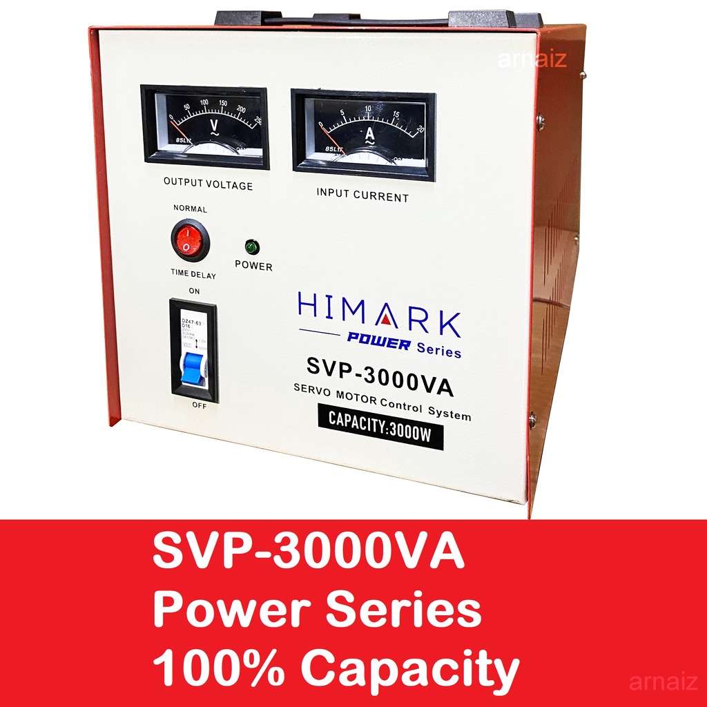 Himark 3000W AVR Automatic Voltage Regulator 3000VA Servo Motor Type 3KVA AVR Time Delay Power ...