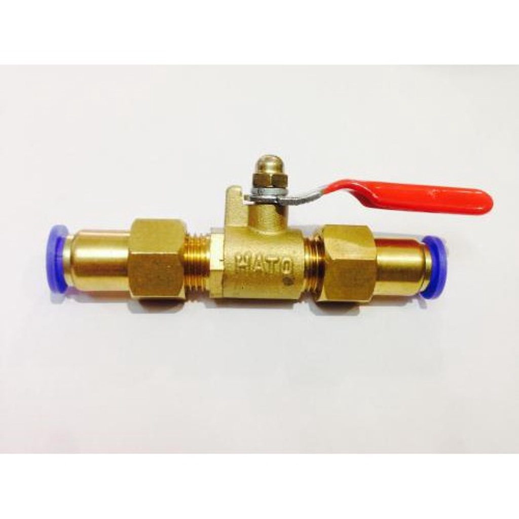 8mm copper pipe lock valve. Use water lock for mist sprayer Milotech ...