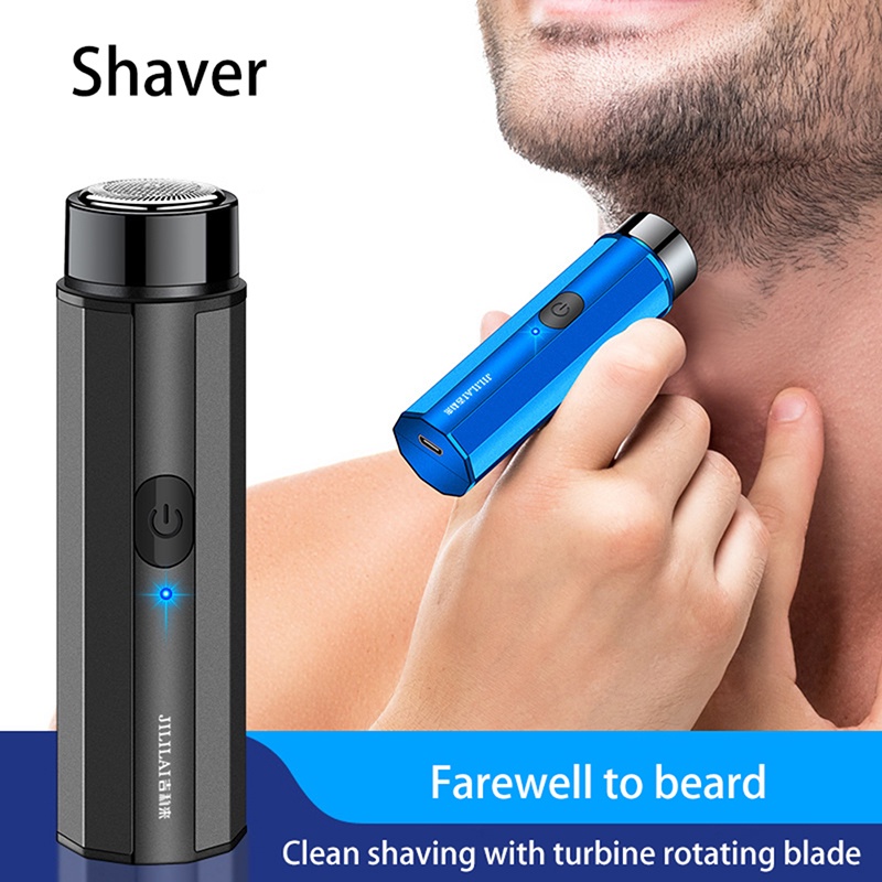 Mini Electric Shaver For Men Portable Electric Razor Beard Knife USB ...