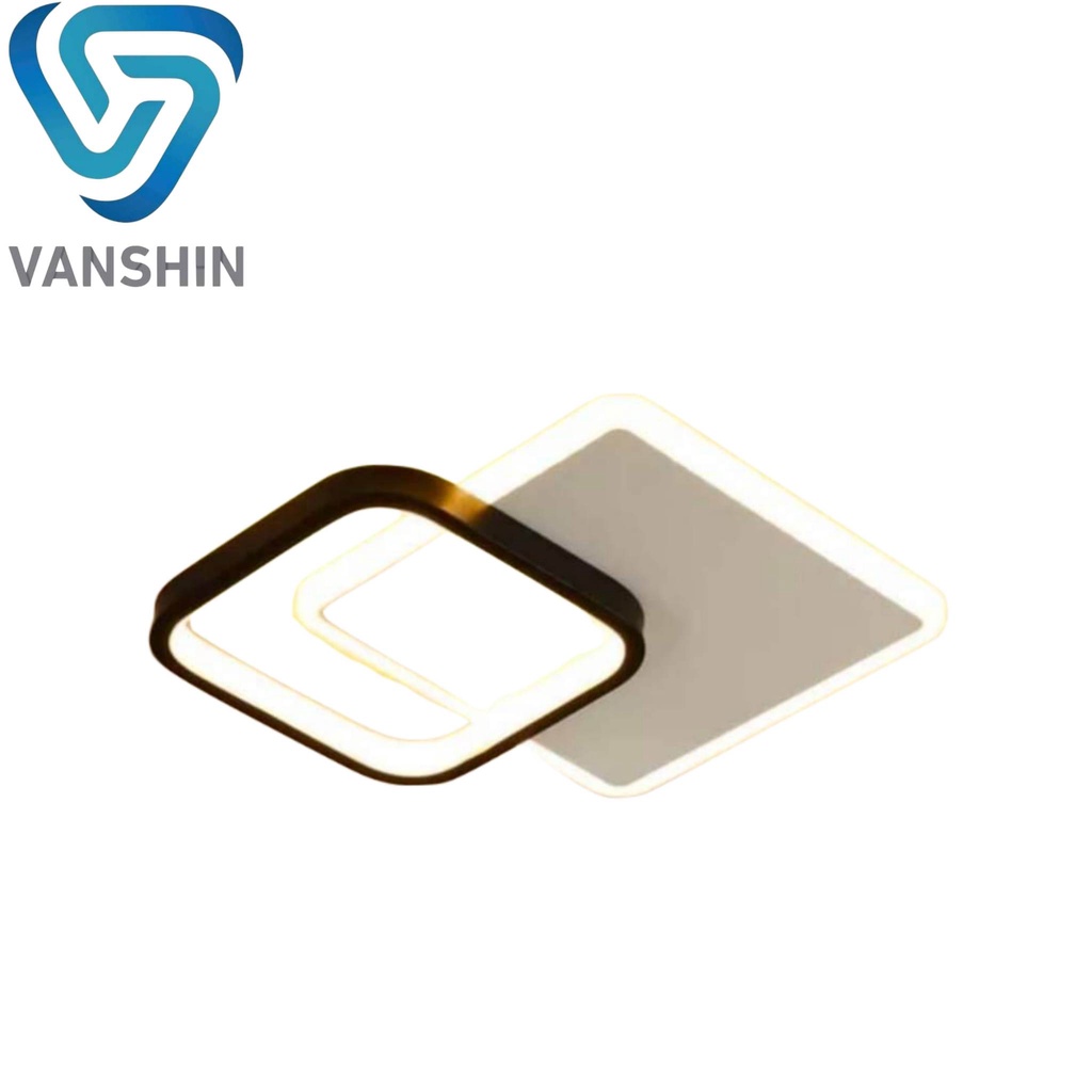 LED Nordic Square Lights Ceiling Center Light Chandelier For Bedroom ...