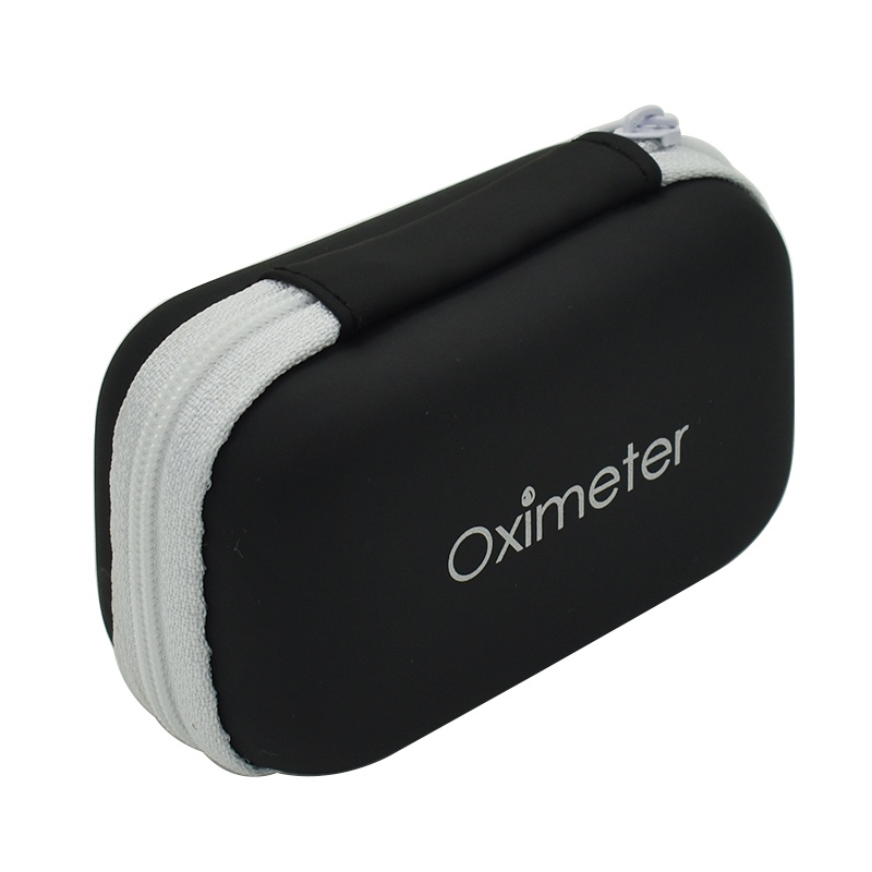 Black Pulse Oximeter Case - Nylon O2 Saturation Monitor Case - SPO2 ...