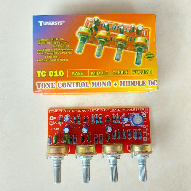 Tone Control Mono 4 Pots Tunersys TRTC 010 / Tone Control Mono + Middle DC | Shopee Philippines