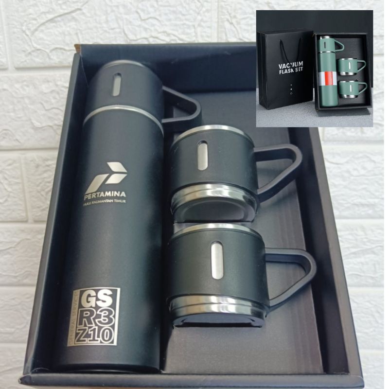 TERMOS Laser Engraved CUSTOM LOGO NAME GIFT BOX Vacuum thermos set ...