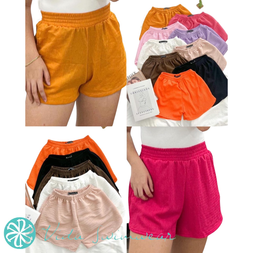 Casual Shorts Bubble Shorts Beach Shorts Women Shorts | Shopee Philippines