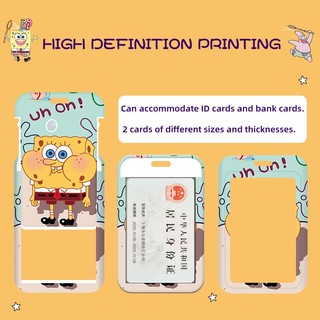 Spongebob cartoon business card box card lanyard badge ID card holder ...