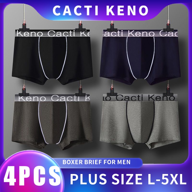 CACTI KENO High Quality Boxer briefs for men Stretch Cotton underwear ...