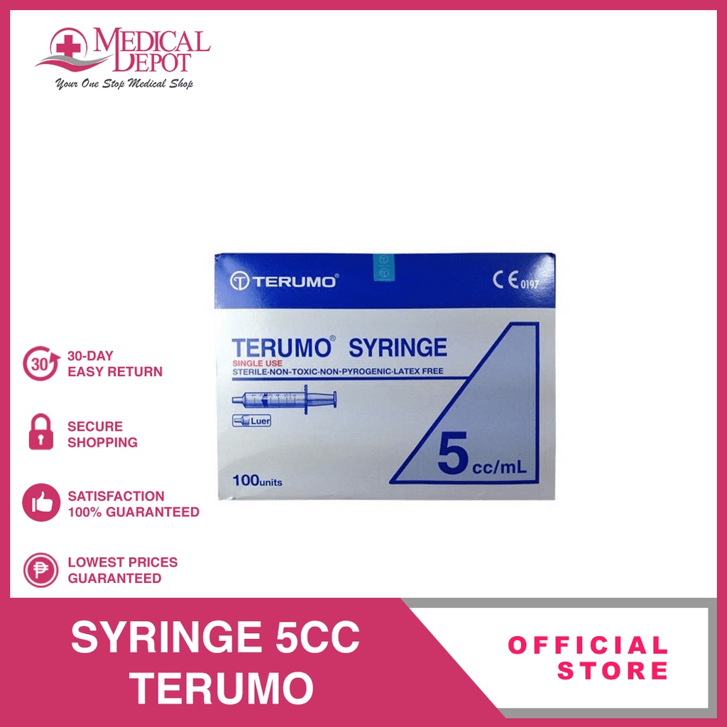 Terumo Syringe 5CC (Medical Depot) | Shopee Philippines