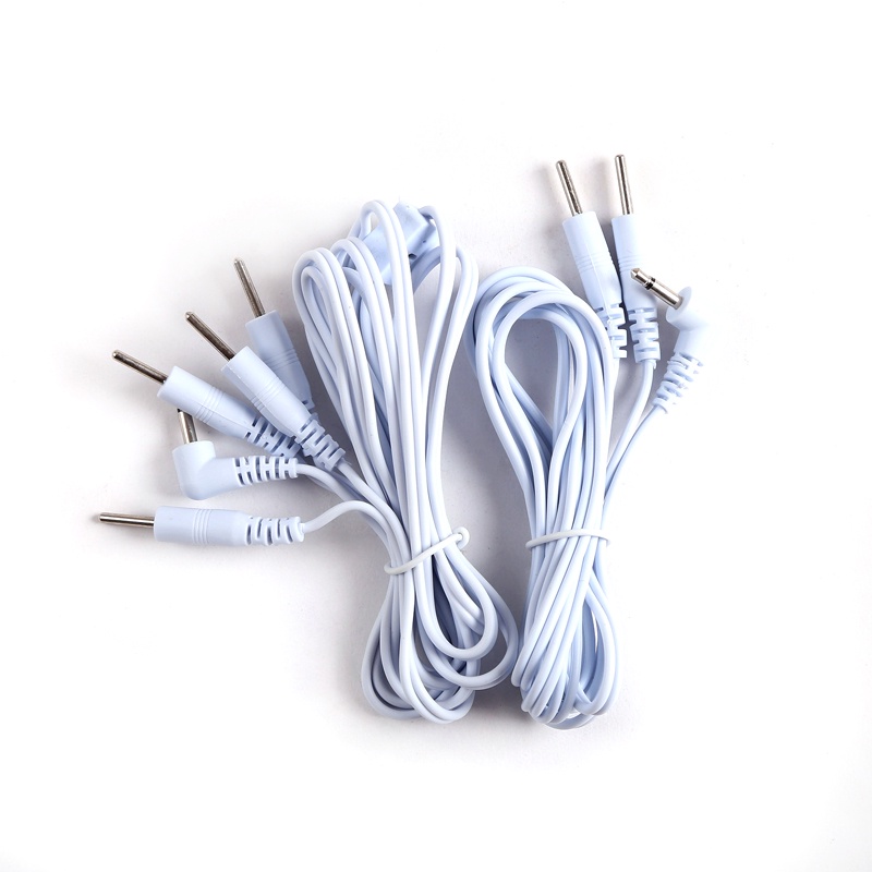 2 Pins 4 Pins 3.5mm Cable Line Connector Wire for TENS/EMS Electronic ...