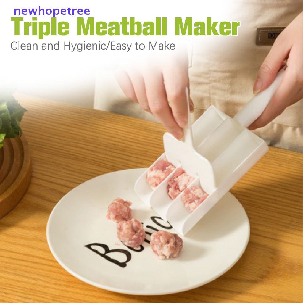 NTPH 1Pc Plastic Meatball Maker Set Fried Meat Making Balls Mold Spoon ...