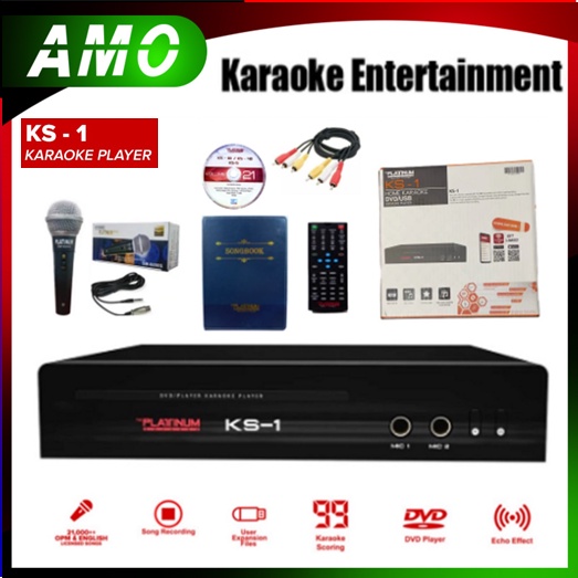 Karaoke KS-1 Player w/ 21,000 songs & Built-in Wifi module w/ Free ...