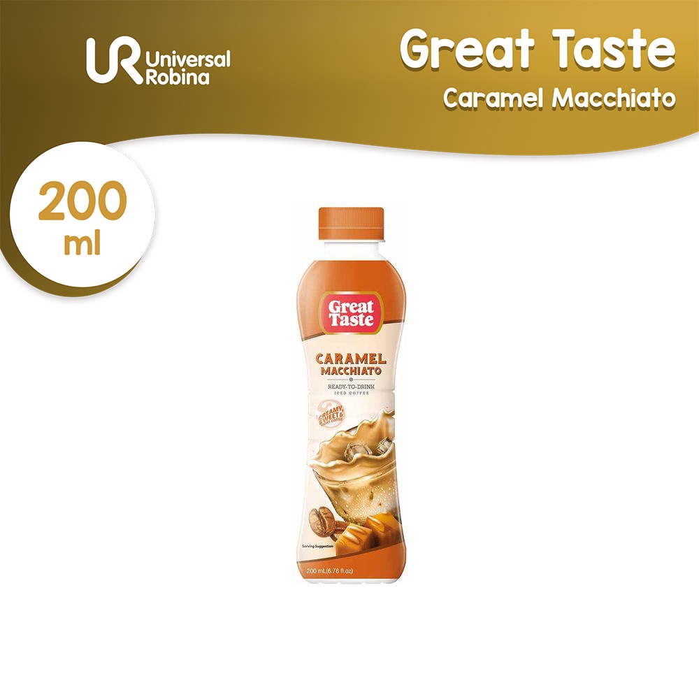 Great Taste Iced Coffee Caramel Macchiato 200mL | Shopee Philippines