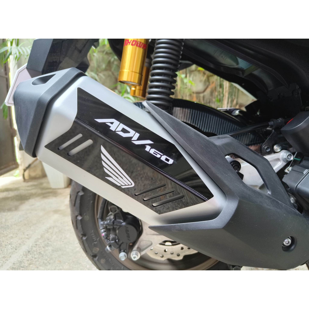 HONDA ADV 160 Muffler Exhaust Cover Garnish | Shopee Philippines