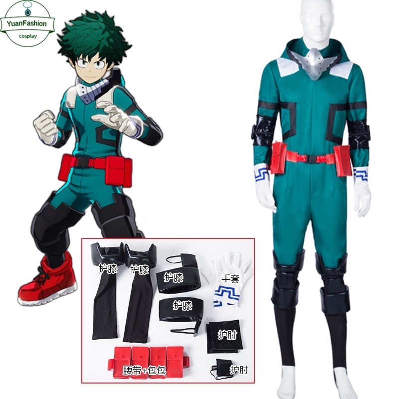 [Ready Stock] My Hero Academia cos Midoriya Izuku cosplay Costume ...