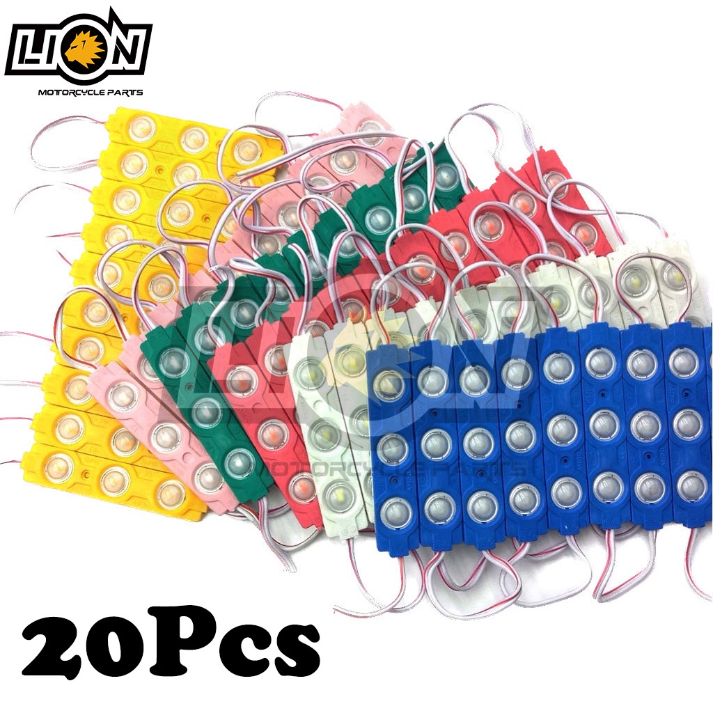LION Motorcycle/Car Module LED Light Decorative Light 20Pcs | Shopee ...