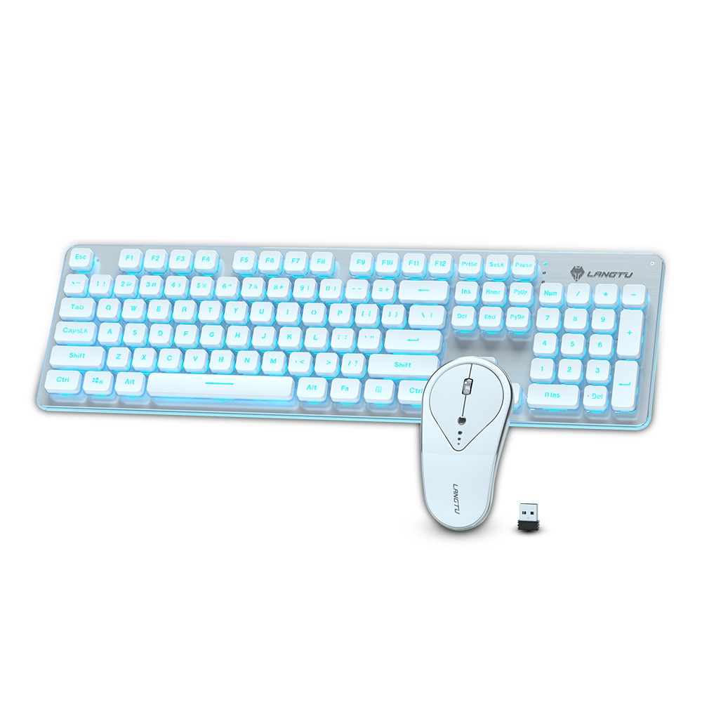 LANGTU Wireless Keyboard and mouse set LT600 2.4Ghz Full-Size And Mouse ...