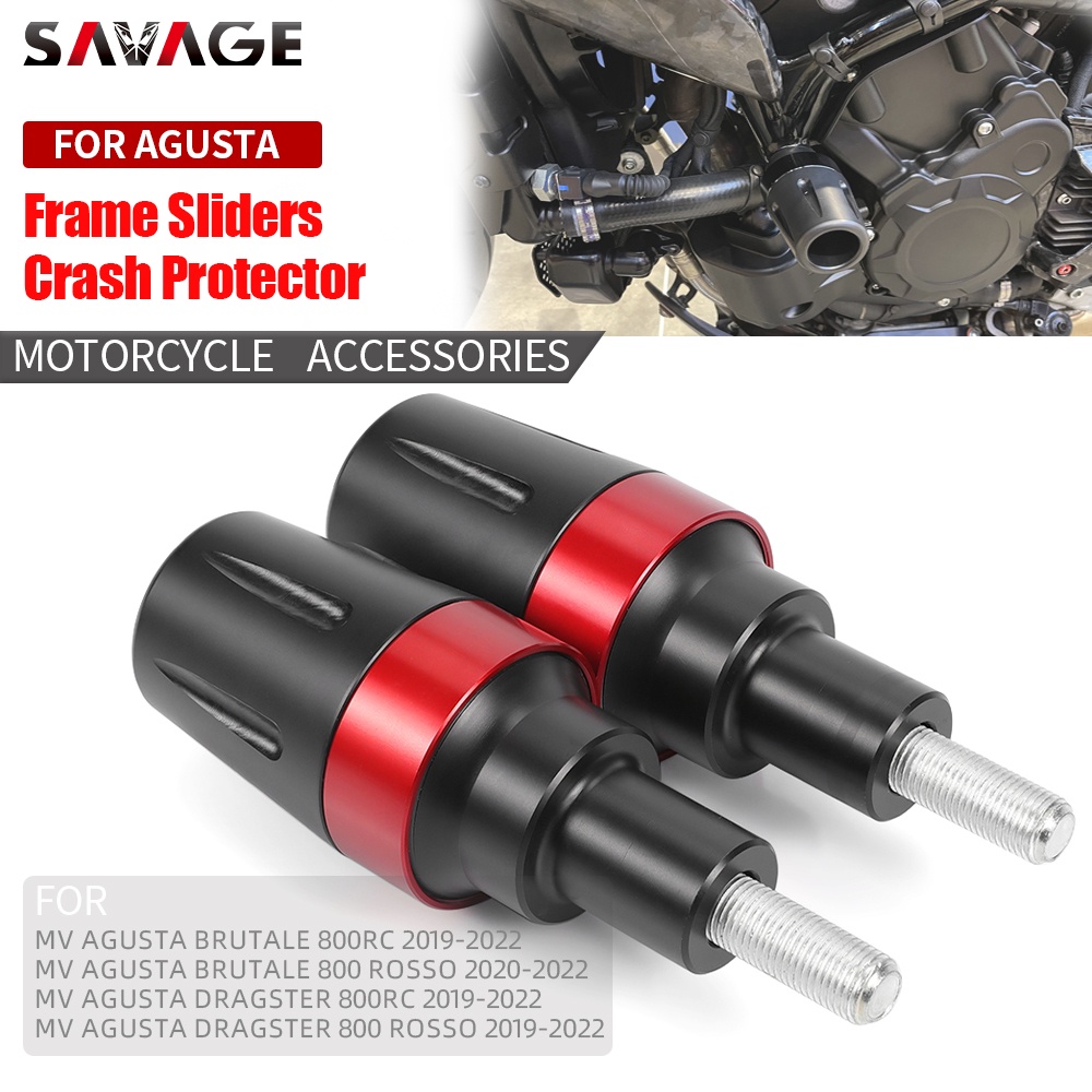 Frame Sliders Crash Protector For MV Agusta Brutale 800RC RR Rosso ...