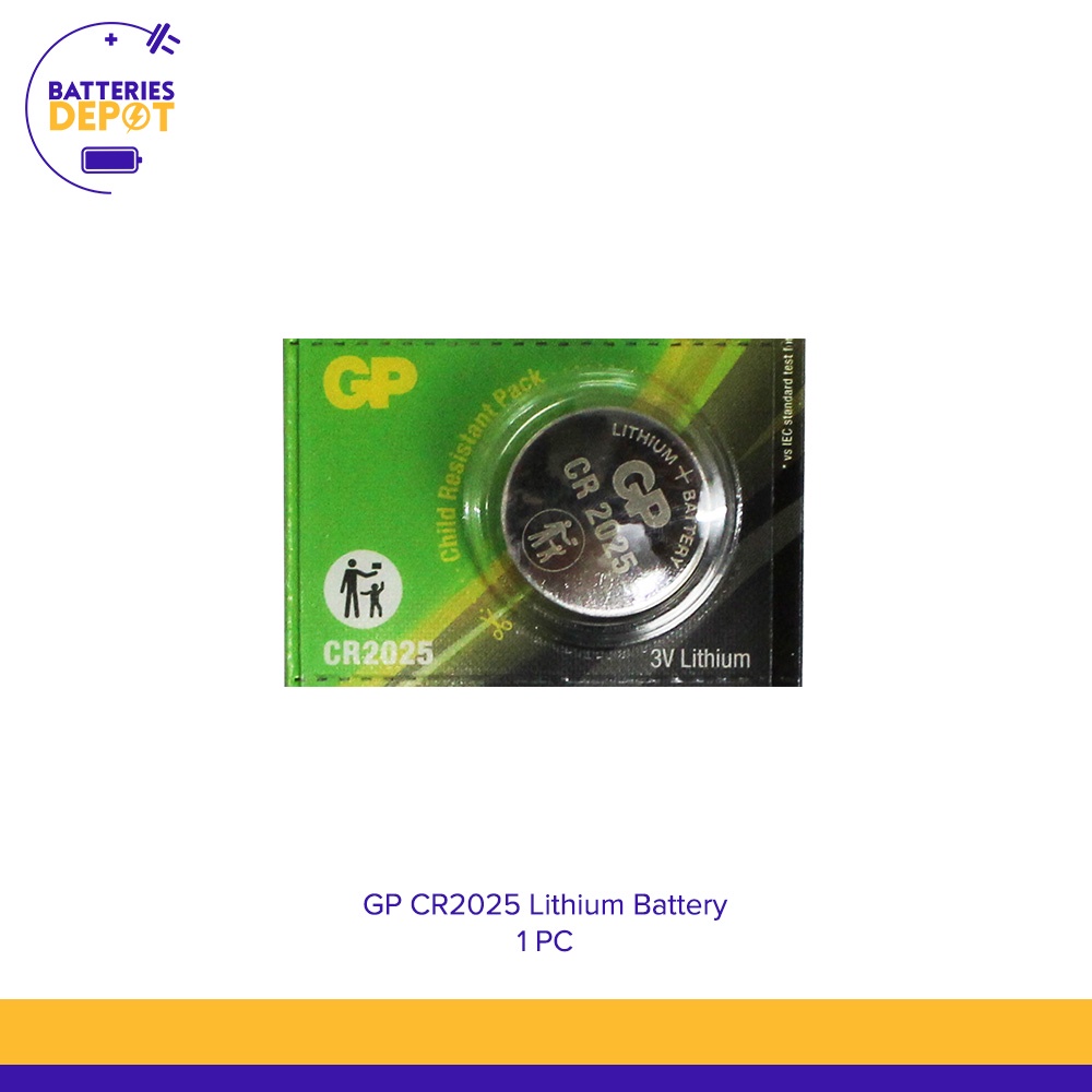 GP 3V Lithium Coin Battery CR2025 (DL2025) | Shopee Philippines