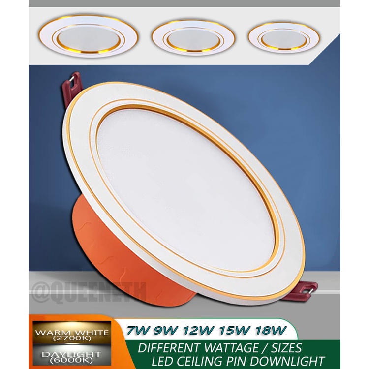 LED Pin light Recessed Downlight Panel Ceiling Light 220V LED Downlight ...
