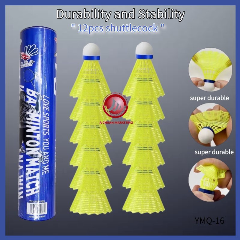 12pcs Durable Nylon Shuttlecock Stable Badminton Shuttlecocks Good ...