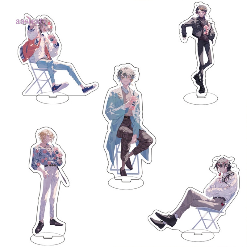 Aasleaty Anime Luxiem Vtuber Figures Acrylic Stand Plate Vox Akuma ...