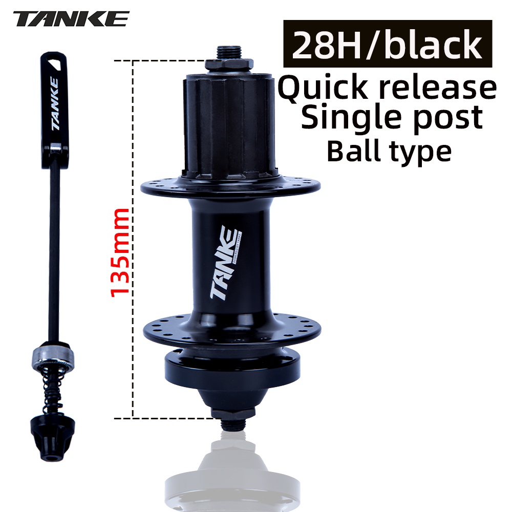 TANKE Hubs 32 Holes 36 Mountain Bike Disc Front & Rear MTB Hub Qr For 8 ...