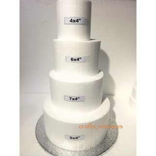 1pc. Styro Dummy Cake Styrofoam 3x4 4x4 5x4 6x4 7x4 8x4 9x4 10x4 ...