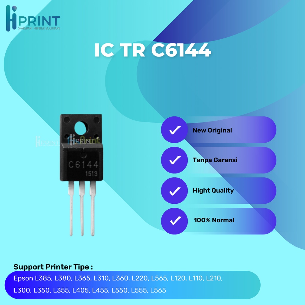 IC TR Epson C6144 Transistor Mainboard Printer L110 L120 L210 L220 L300 ...