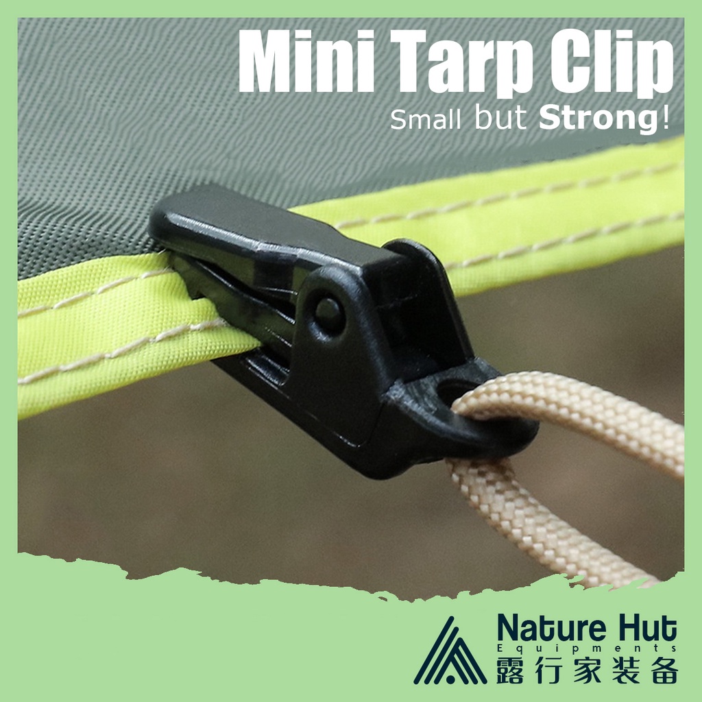 Mini Tarp Clip Clamp Camping Tent Tarp Flysheet Outdoor Alligator ...
